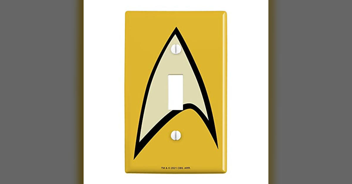 Subtle Star Trek Home Decor: Light Switch Covers | We Love Trek
