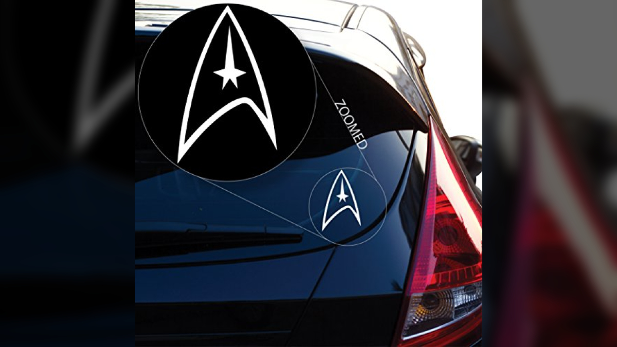 Show Off Your Starfleet Pride: Star Trek Car Window Decal